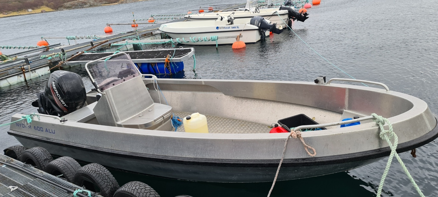 Nydam 600 Aluboat with 100 hk - Einvika